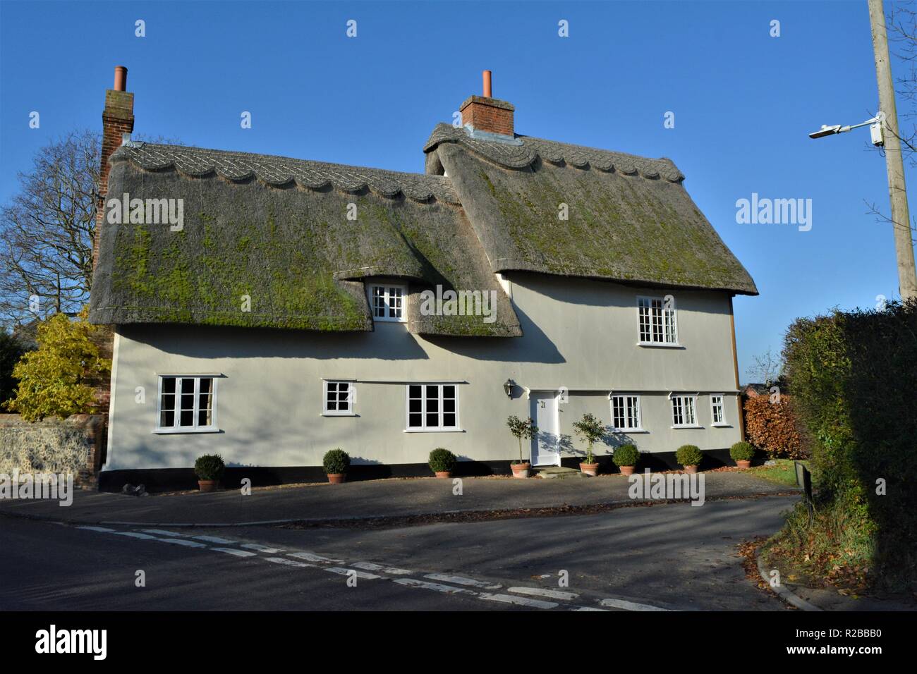 Barnham Suffolk country village in November on 100 anniversary of the ...