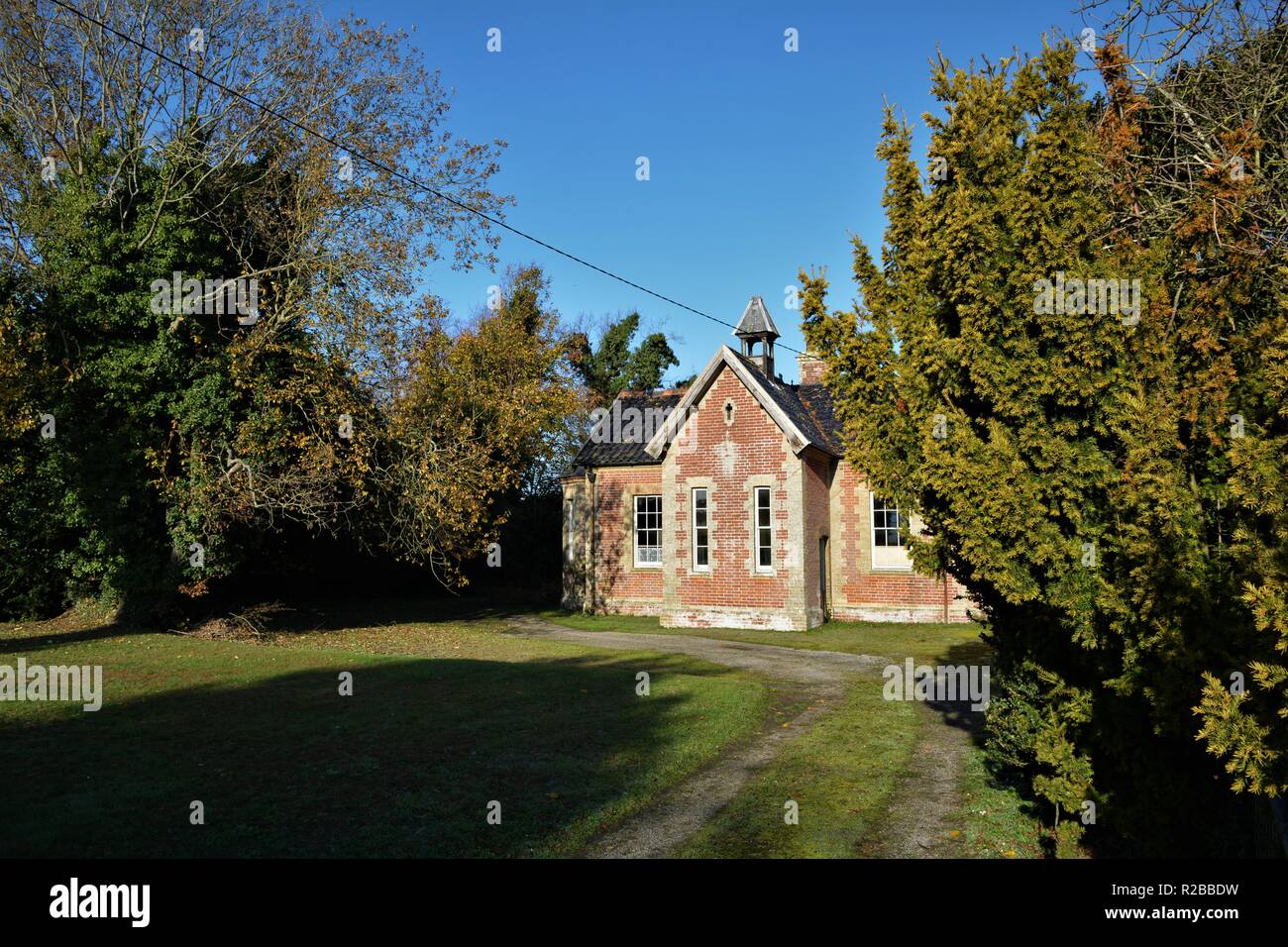 Barnham Suffolk country village in November on 100 anniversary of the ...