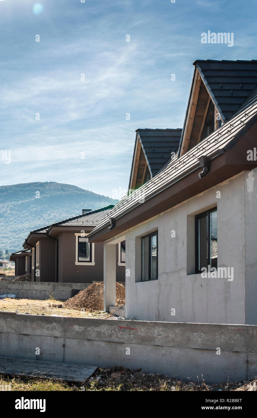 Building a house. Construction site Stock Photo - Alamy