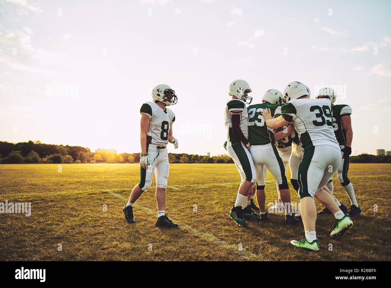 Team captain talking hi-res stock photography and images - Alamy