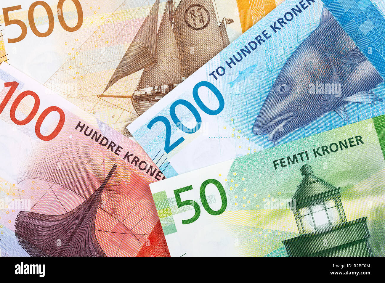 Norwegian currency kroner hi-res stock photography and images - Alamy