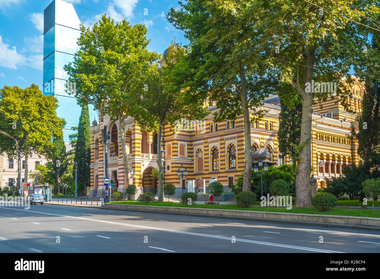 Tbilisi, Georgia - 30.08.2018: Georgian National Opera and Ballet ...