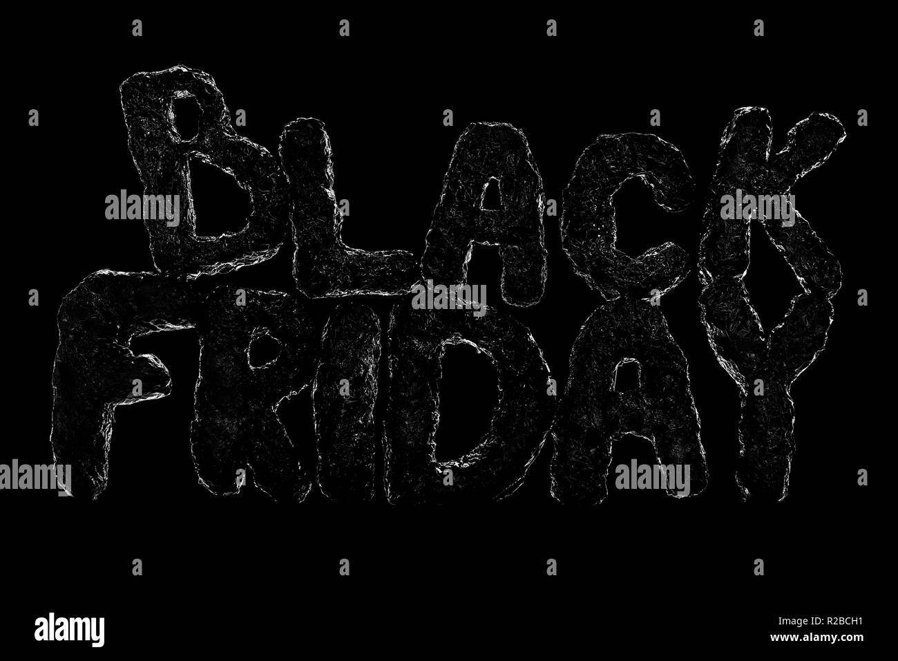 3d black friday sign Black and White Stock Photos & Images - Alamy