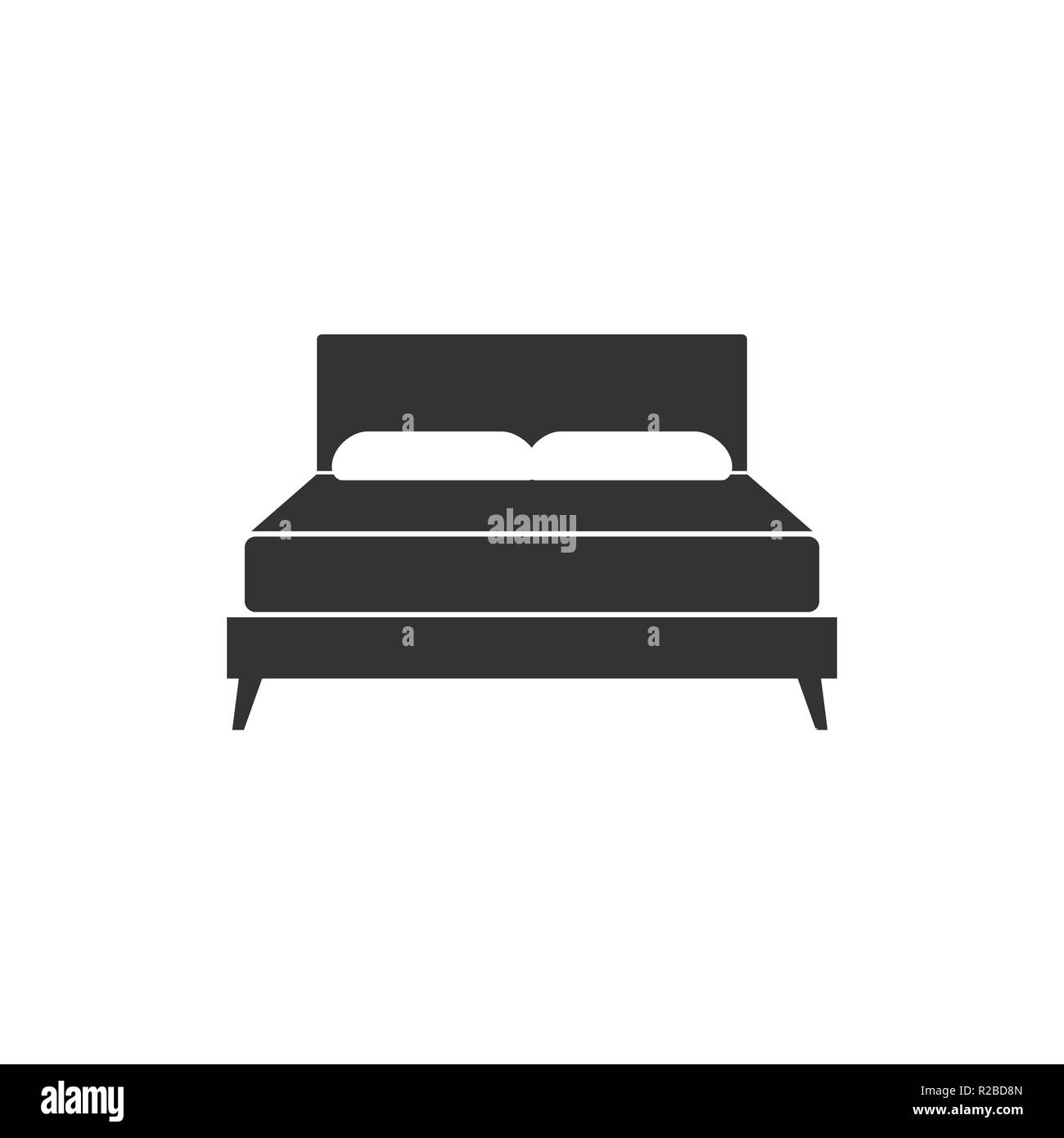 Double Bed Stock Vector Images Alamy