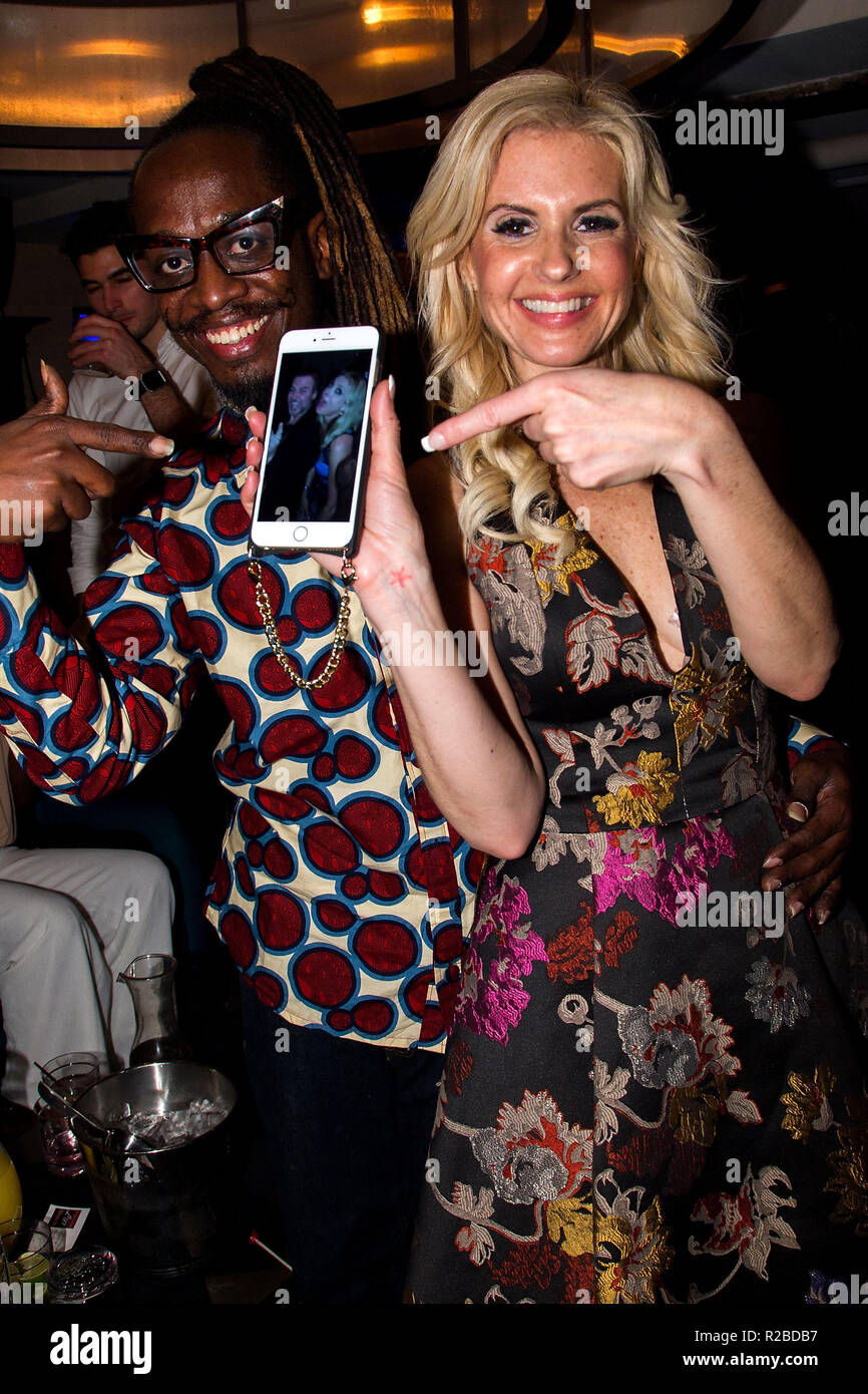 NEW YORK, NY - FEBRUARY 16: Jhon Pierre Cornell and Melissa Kassis ...