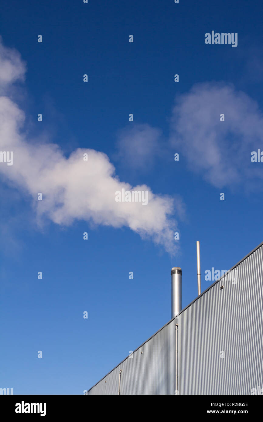 Modern Biomass power station Stock Photo - Alamy