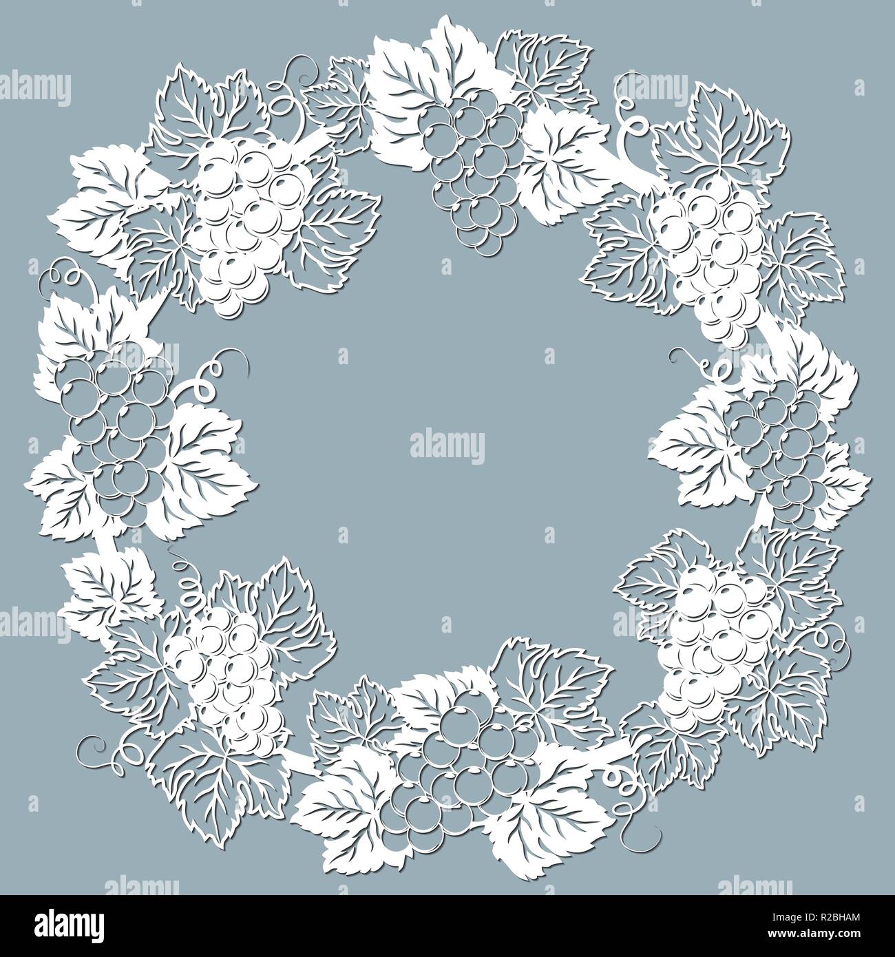 Template for laser cutting, plotter, and silkscreen printing. Vine ...