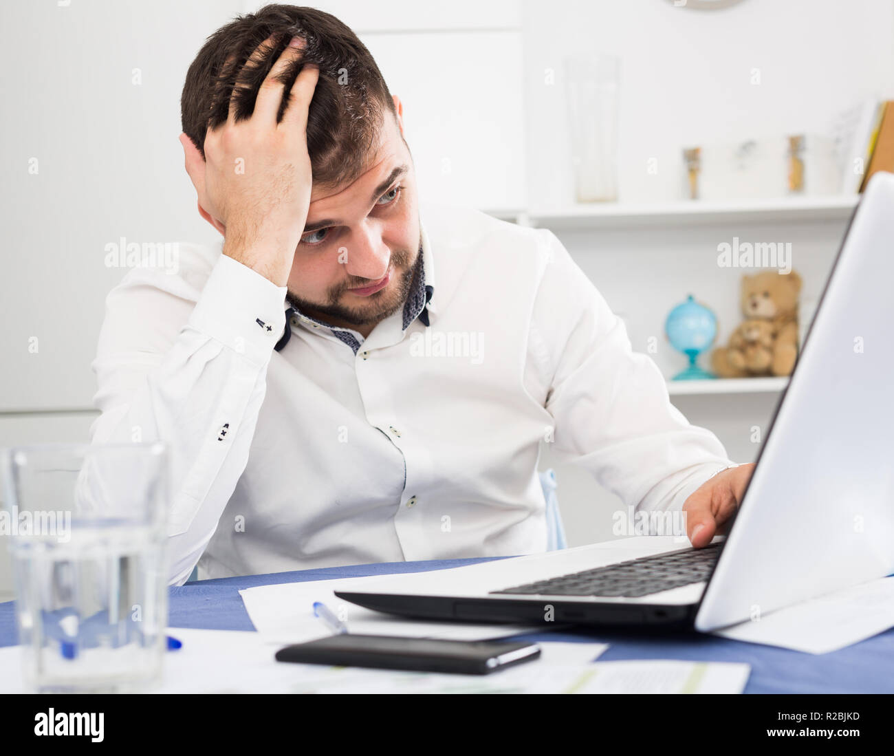Businessman having complicated issue hi-res stock photography and ...