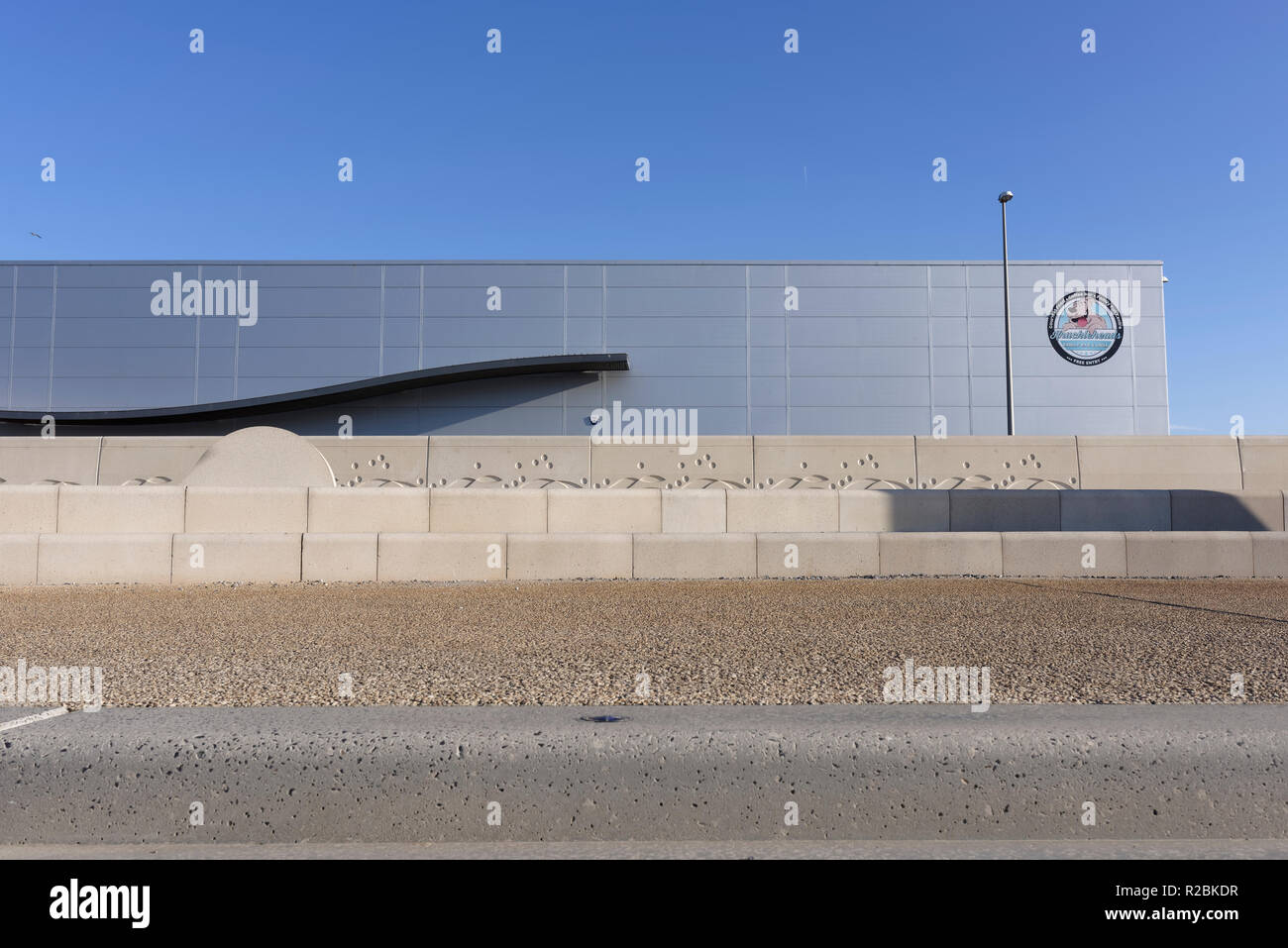 Cleveleys split level promenade and textured walkway, precast concrete ...
