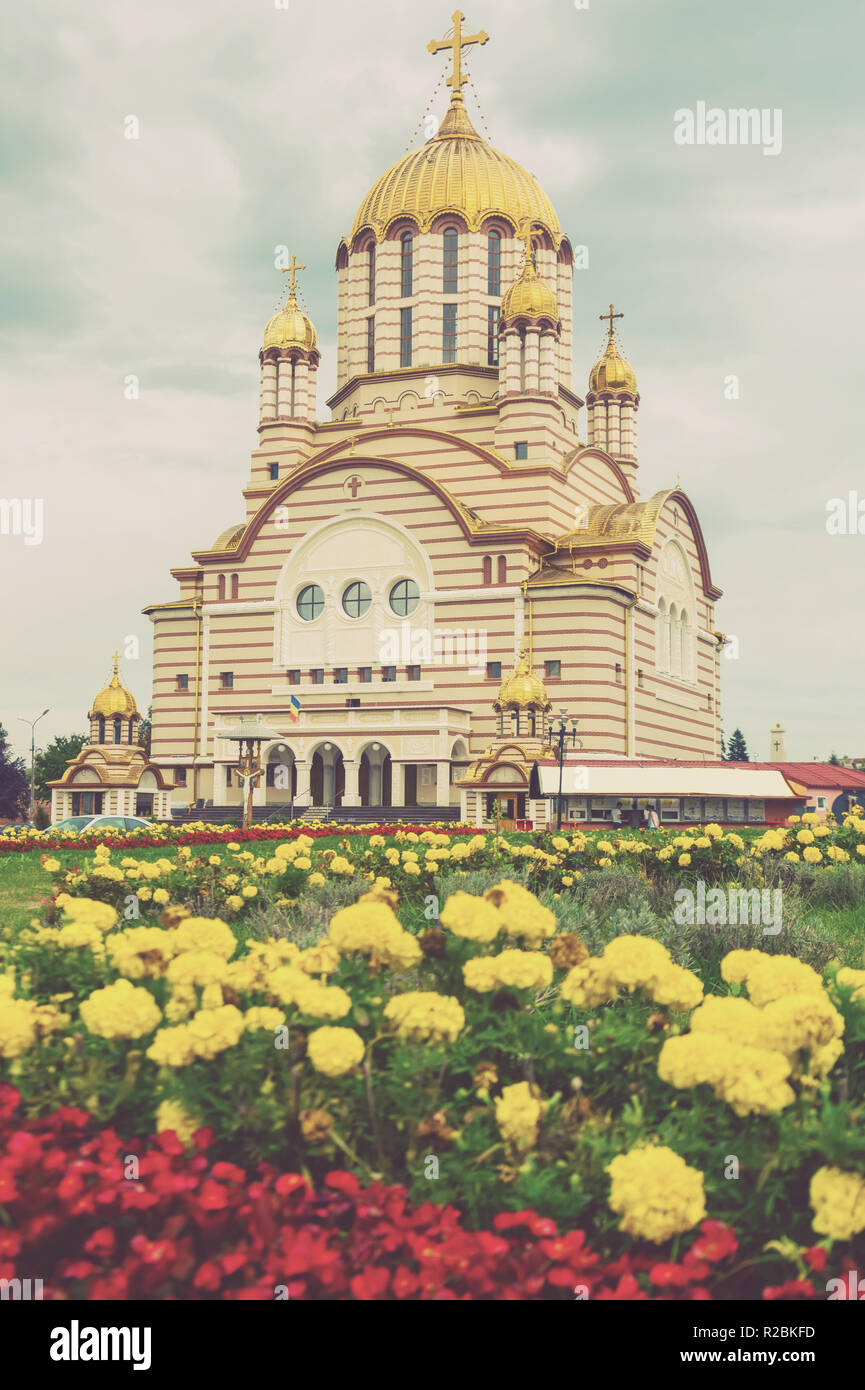 Image of cathedral of St. John the Baptist in Fagaras in Romania Stock ...