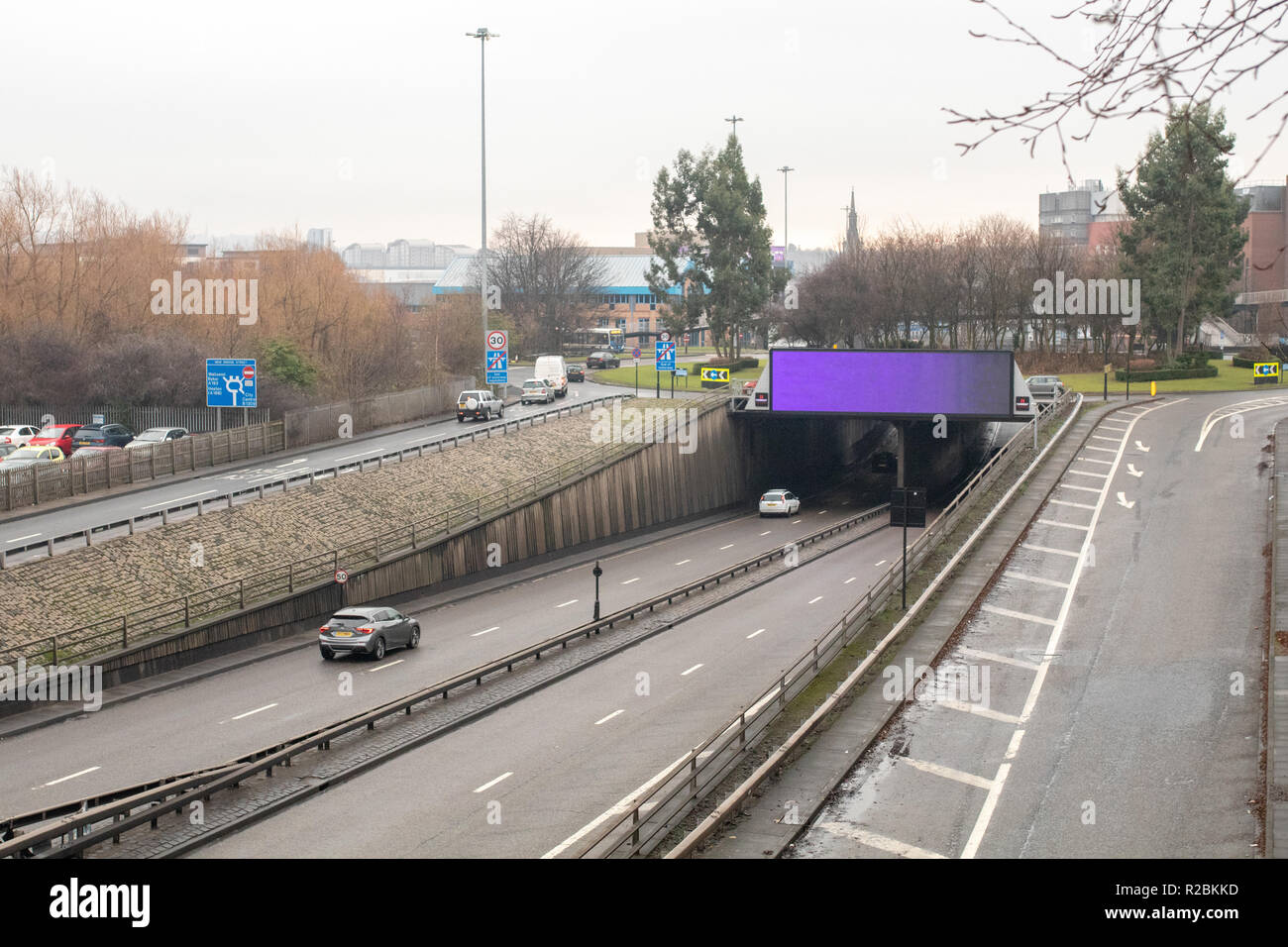 Newcastle upon Tyne/England - January 10th 2018: Newcastle central ...