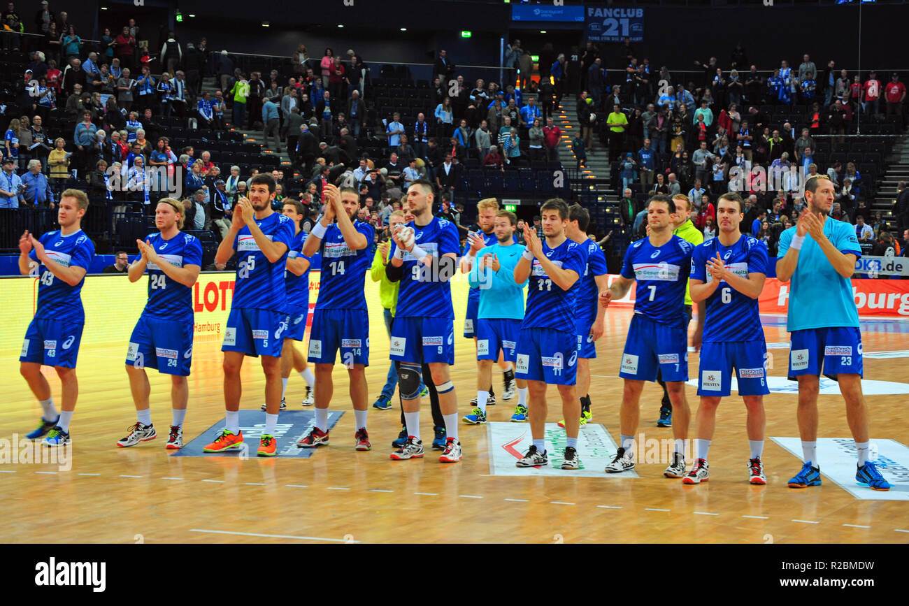 HSV Handball, Barclaycard-Arena, Hamburg, Deutschland Stock Photo - Alamy