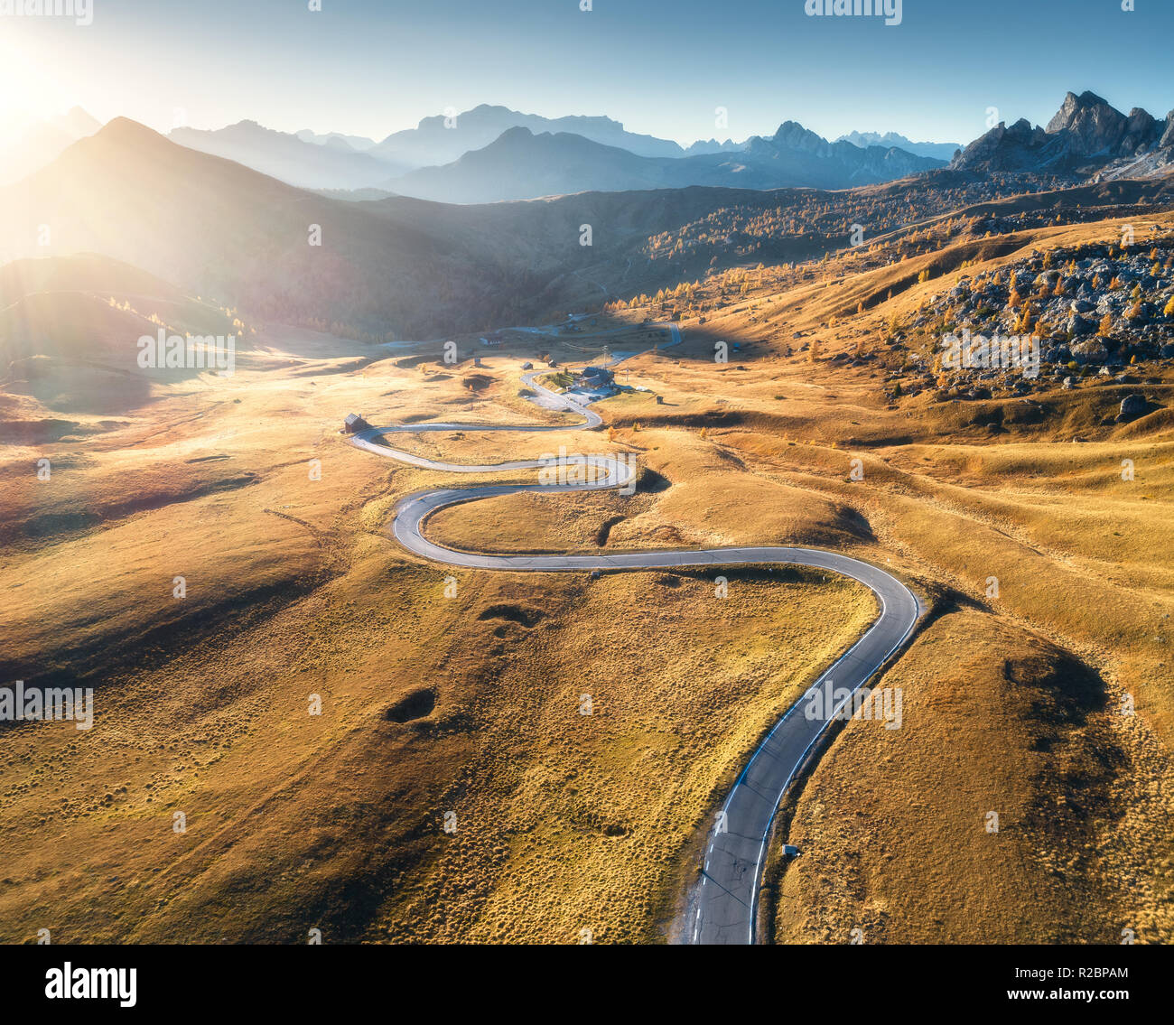 Winding Road Sunset