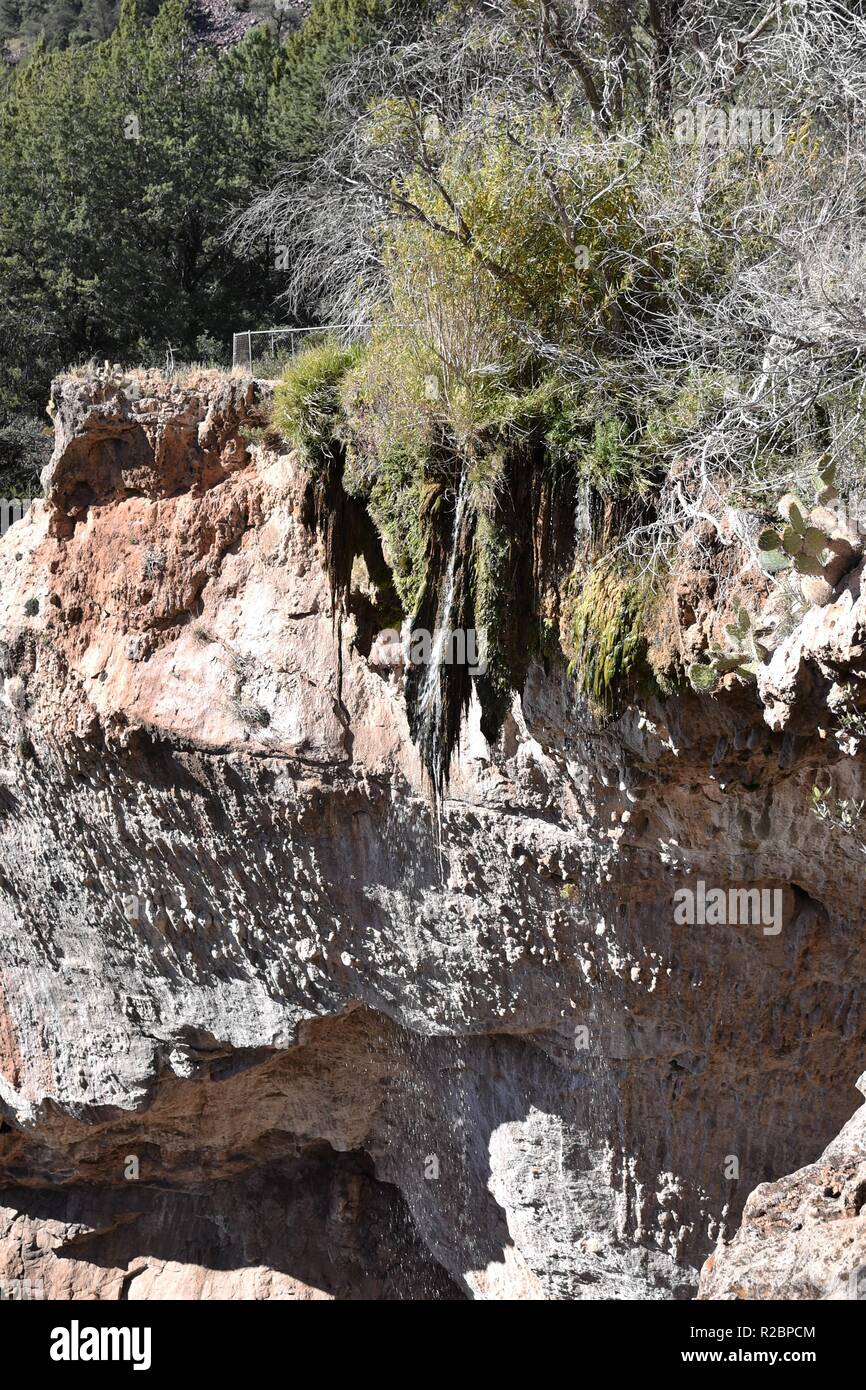 View from Tonto Natural Bridge State Park in Payson Arizona Stock Photo ...