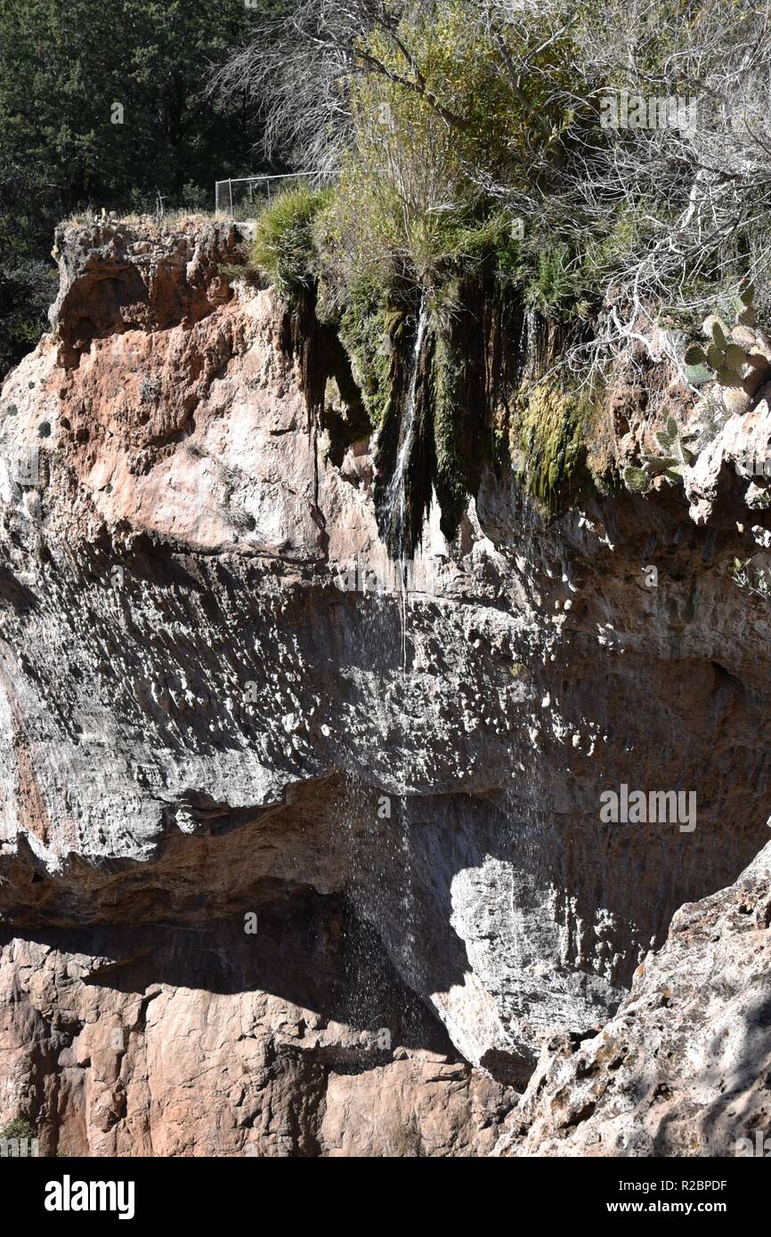 View from Tonto Natural Bridge State Park in Payson Arizona Stock Photo ...