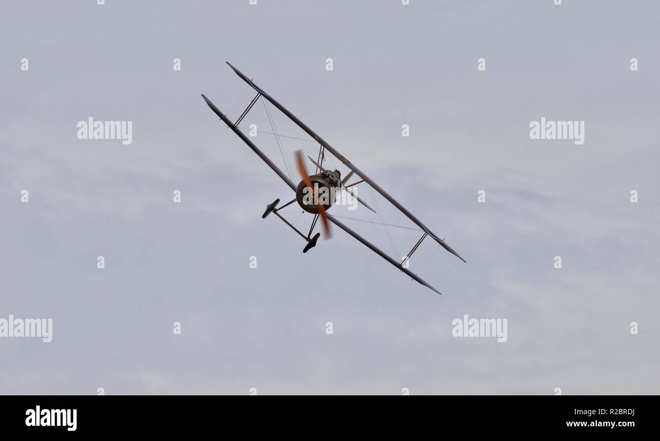 World War I replica of a 1918 Sopwith Camel biplane fighter aircraft ...