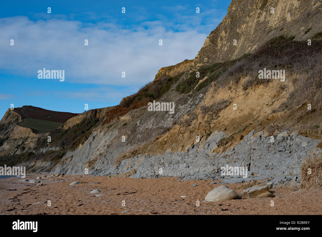 The Jurassic Coast at Eype, Dorset, UK Stock Photo - Alamy