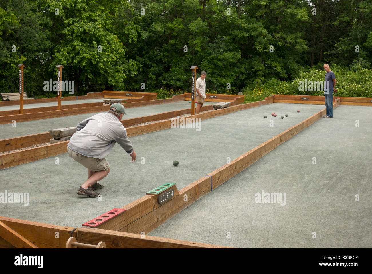 Bocce courts hi-res stock photography and images - Alamy