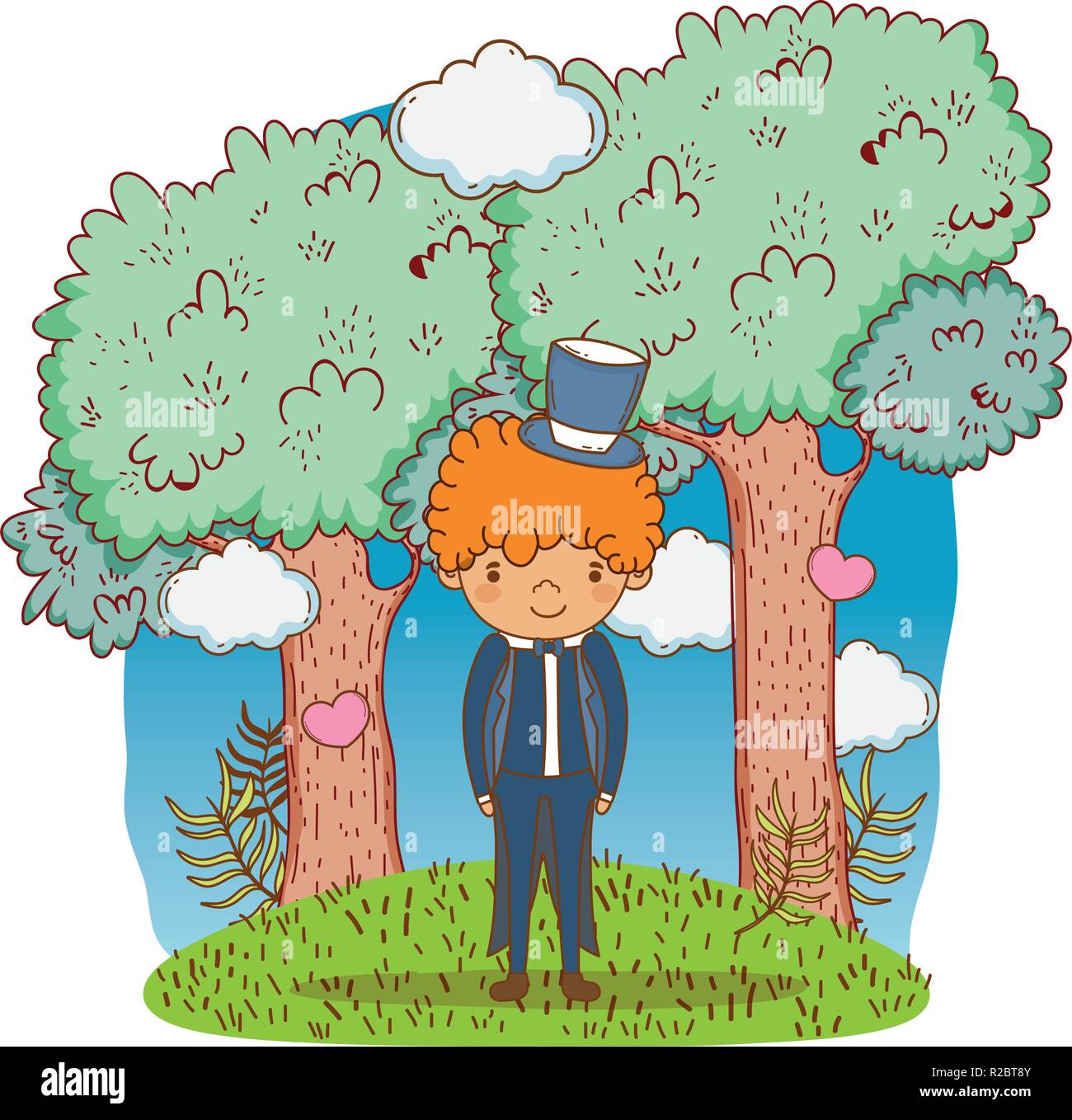 fiance male cute cartoon Stock Vector Image & Art - Alamy