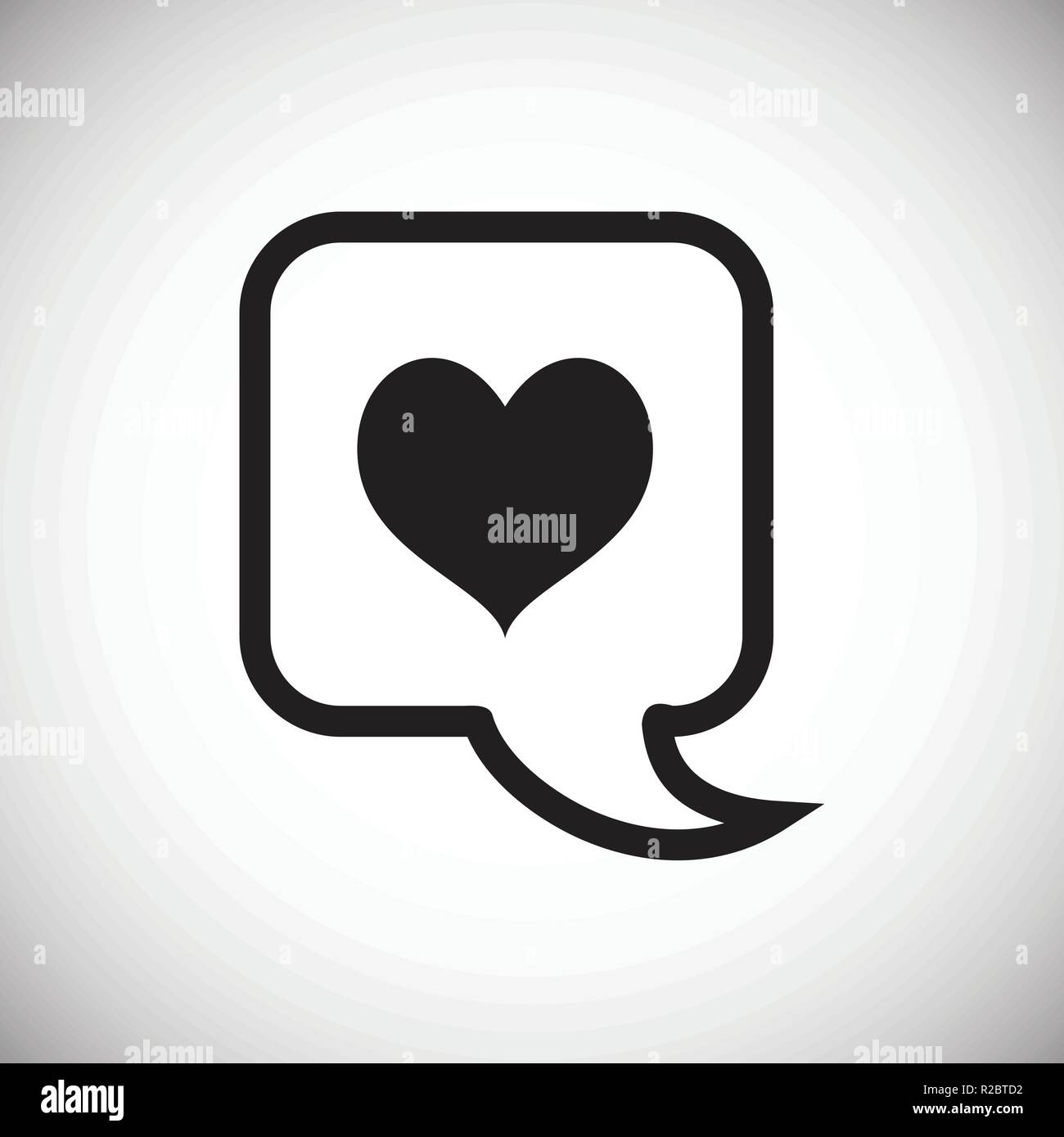 Love message on white background Stock Vector Image & Art - Alamy