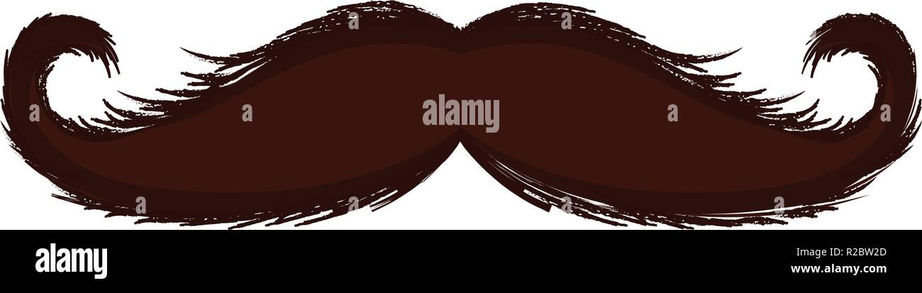 Isolated moustache icon Stock Vector Image & Art - Alamy