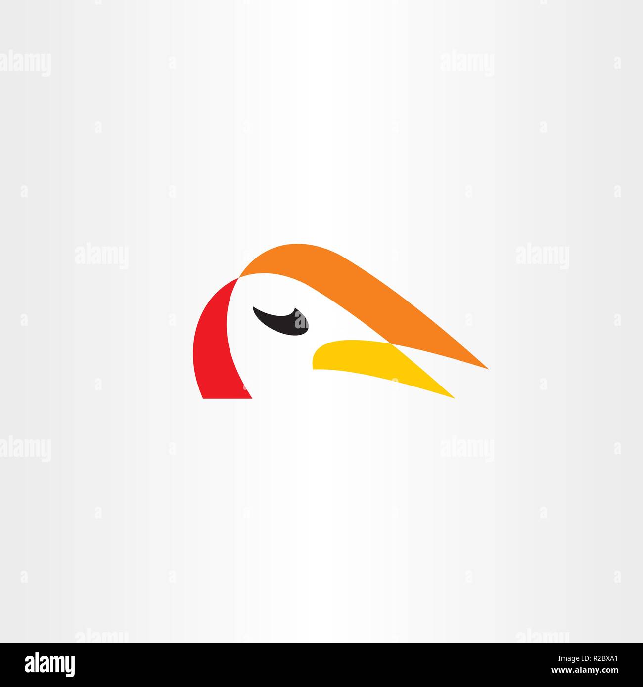 bird face logo symbol design vector Stock Vector Image & Art - Alamy