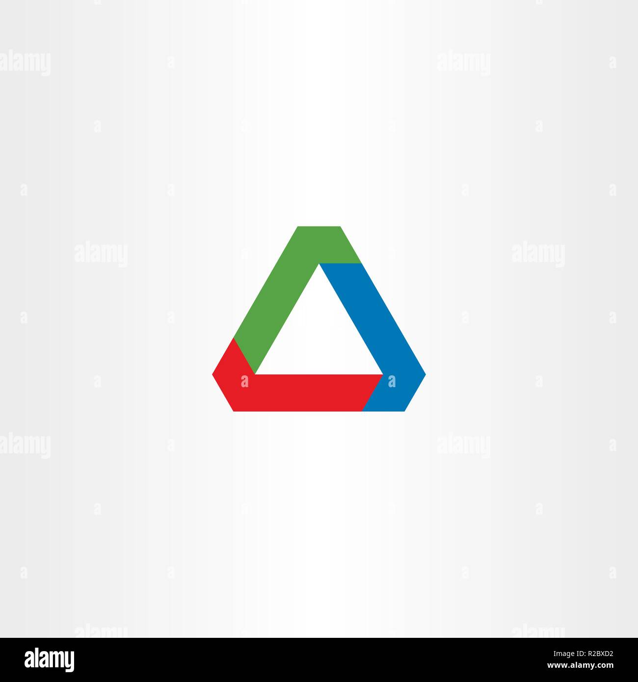 business triangle logo sign desegn vector Stock Vector Image & Art - Alamy