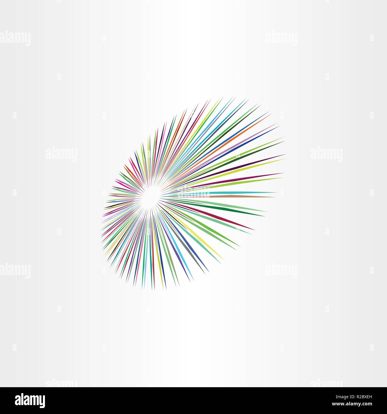 colorful perspective circle background vector design Stock Vector Image ...