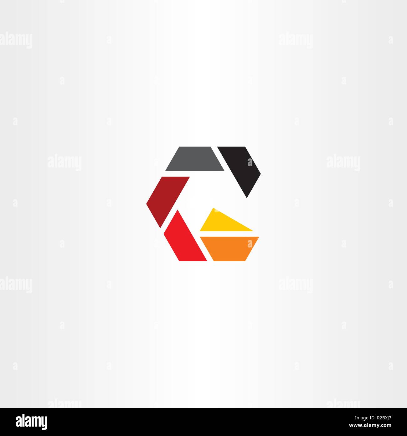 Abc hexagon hi-res stock photography and images - Alamy