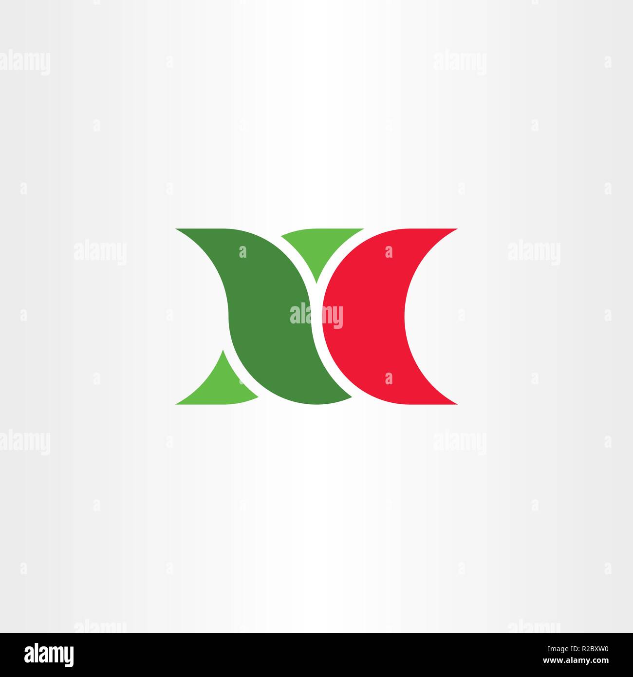 letter x and c xc logo sign vector icon Stock Vector Image & Art - Alamy