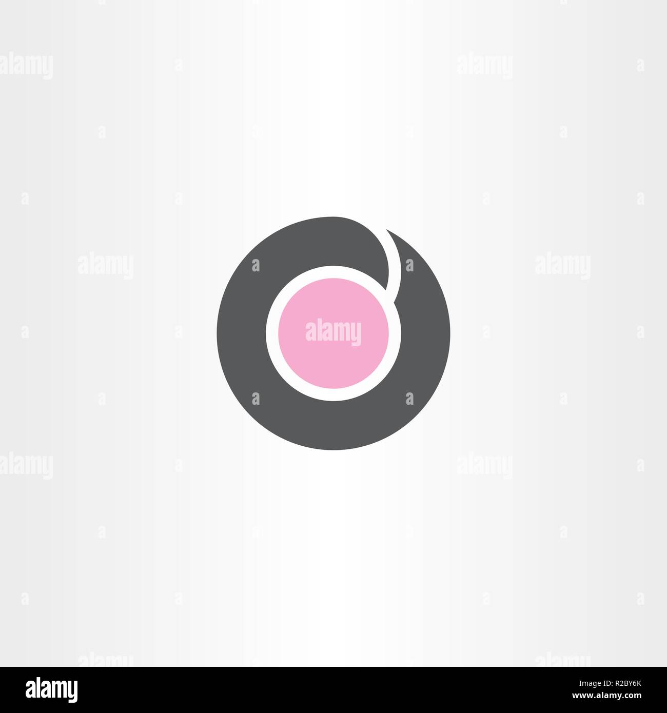 Pink black logo letter Stock Vector Images - Alamy