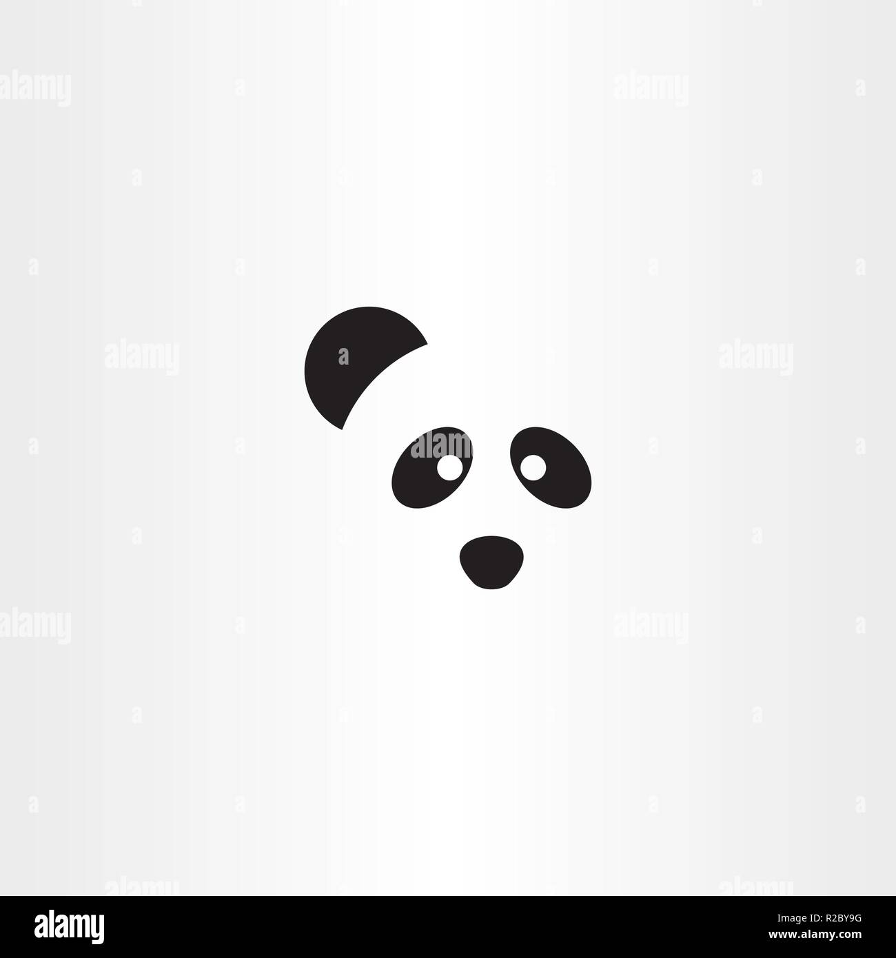 Panda logo vector hi-res stock photography and images - Alamy