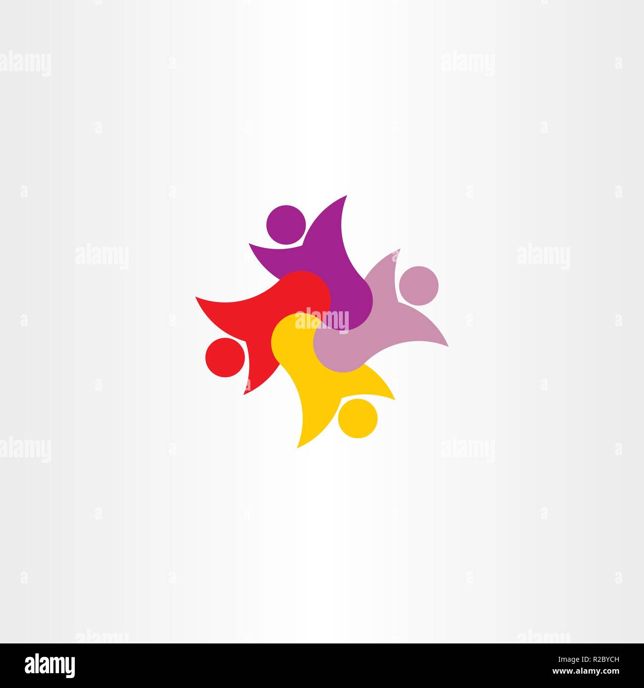 people logo business team sign vector element Stock Vector Image & Art ...