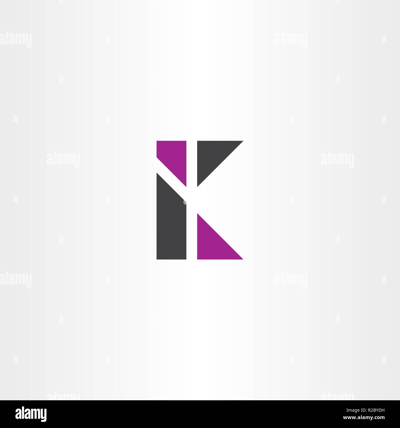 purple black k logo symbol letter design Stock Vector Image & Art - Alamy