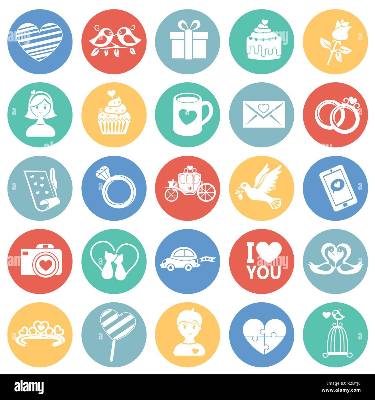 Business icons Buttons set Stock Vector Image & Art - Alamy