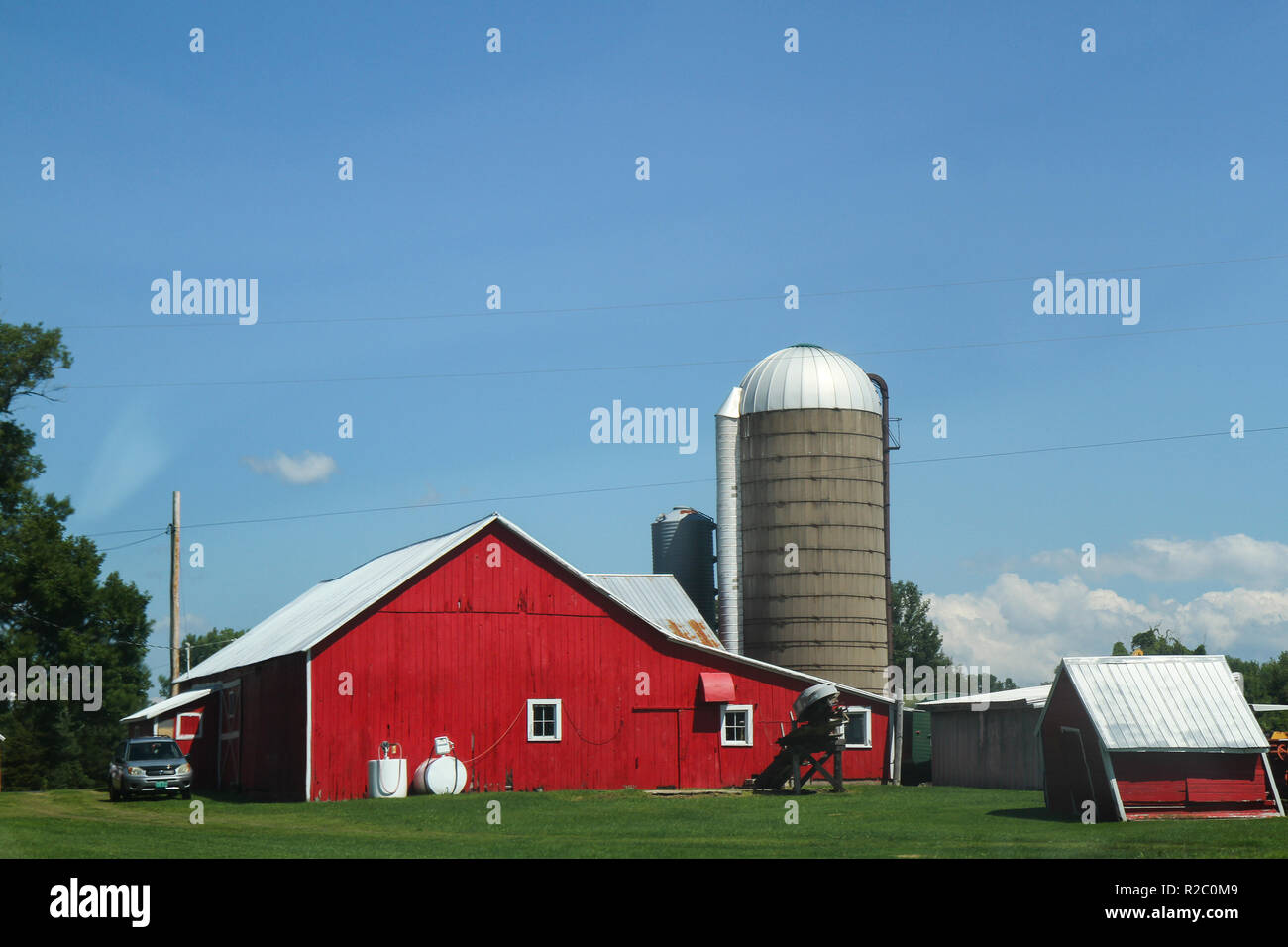 Barn, South Hero, Vermont, United States Stock Photo - Alamy