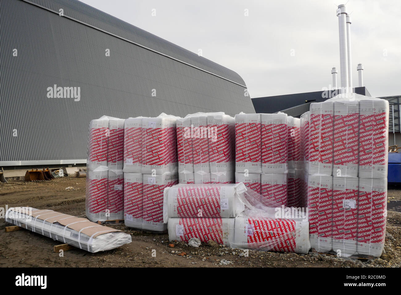 Rockwool packages, Lyon, France Stock Photo - Alamy