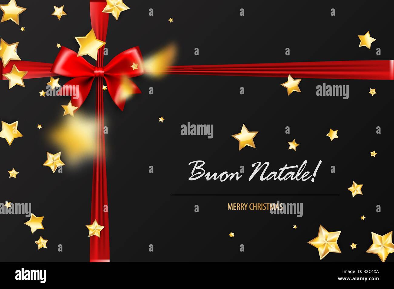 Christmas red falling star Stock Vector Images - Alamy