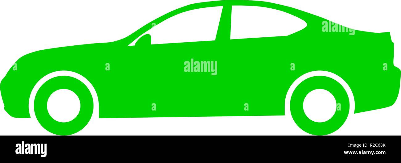 Car green illustration Stock Vector Images - Alamy