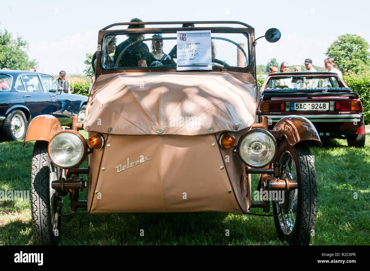 Jawa Velorex 350 is originally a three-wheeled carriage with a leather ...