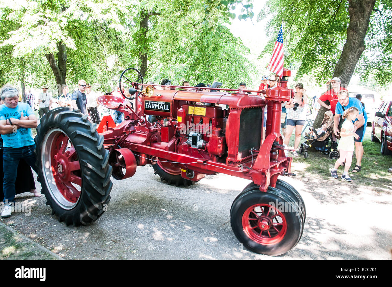 American flag the farmall f 20 tractor was built by international hi ...