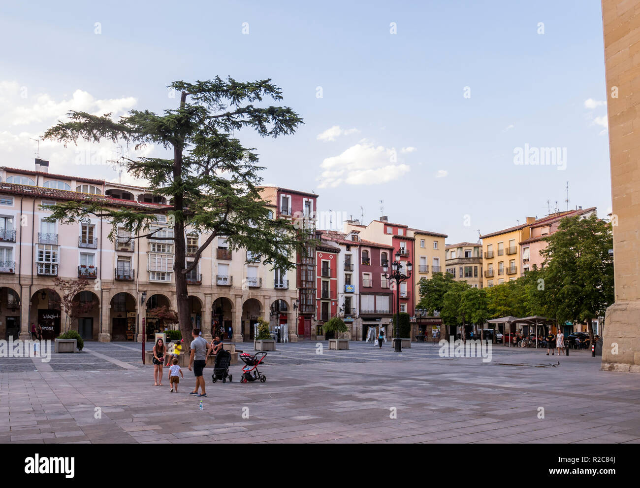 Plaza de la Constitución. Logroño. La Rioja. España Stock Photo - Alamy