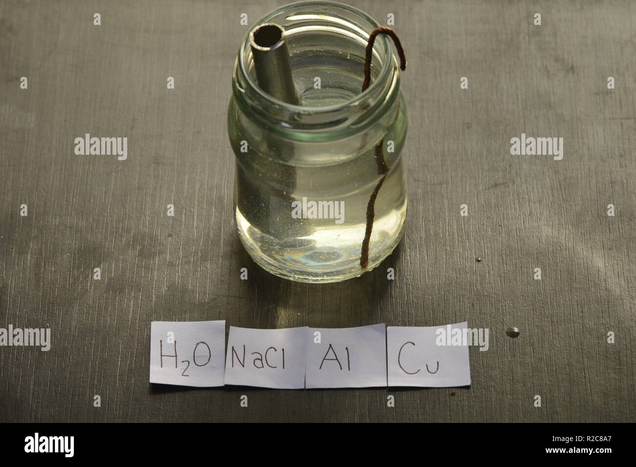 Electrolysis project step by step Stock Photo - Alamy