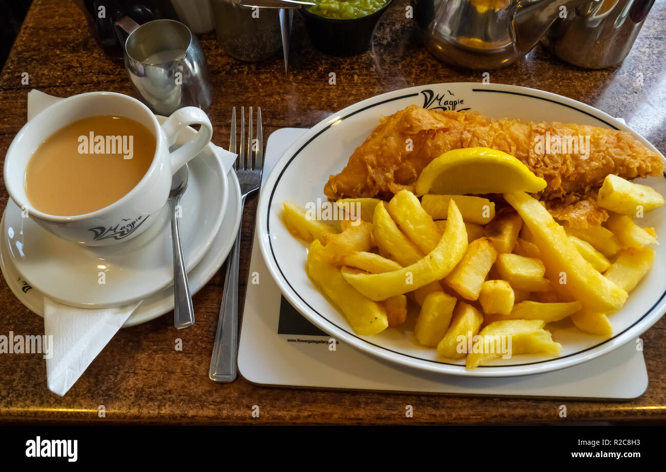 Excellent fish and chips at the famous Magpie Cafe in Whitby small ...