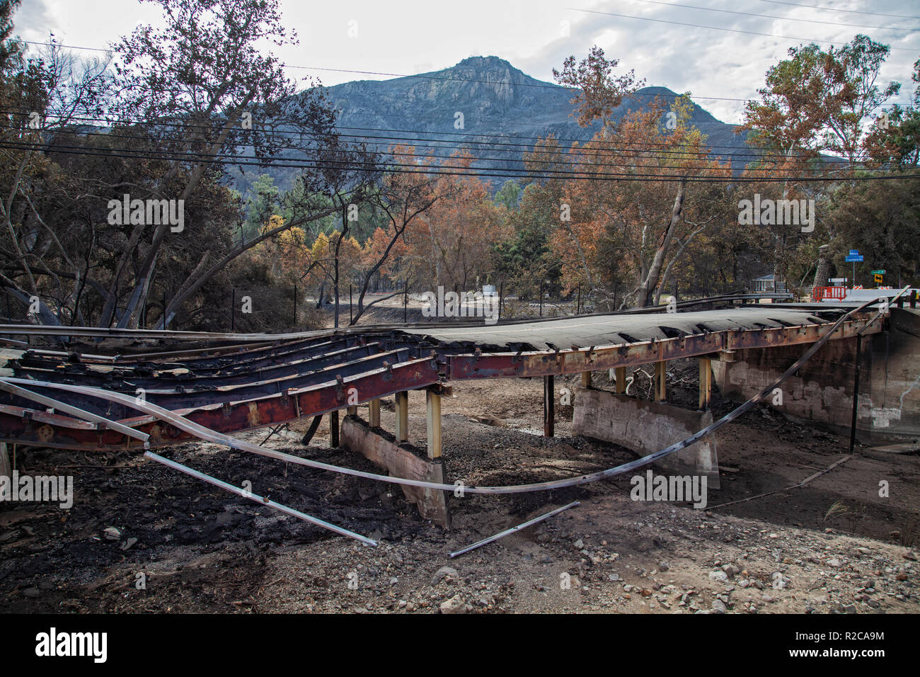 Fire damaged structures hi-res stock photography and images - Alamy