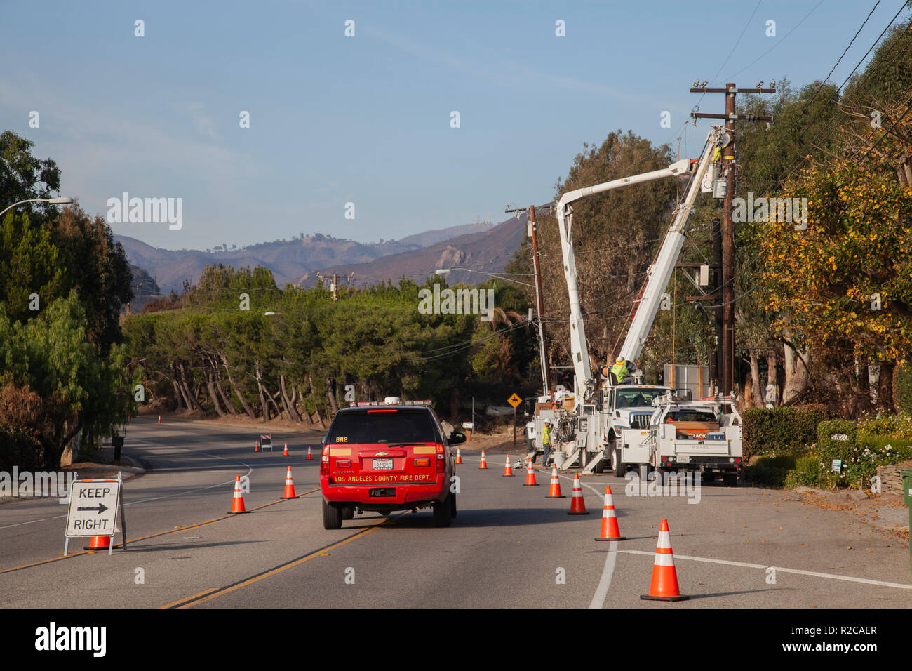 California power wildfires hi-res stock photography and images - Alamy