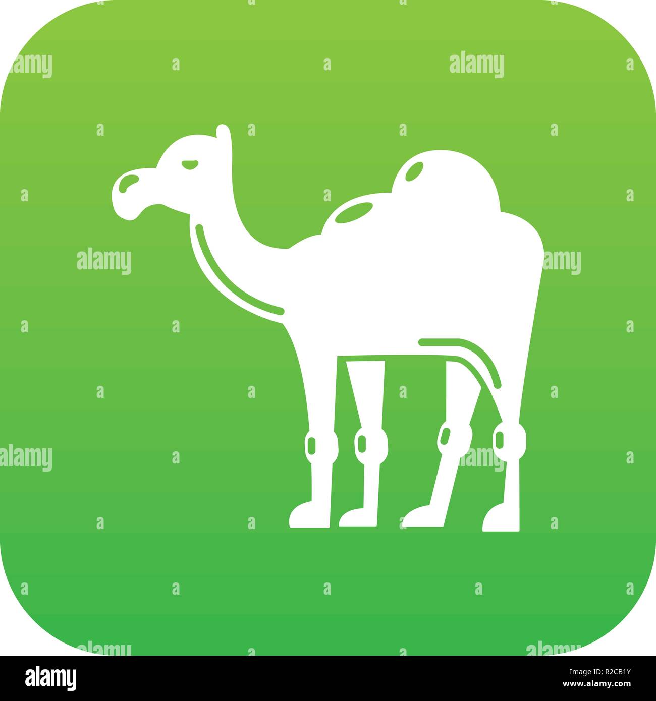 Camel icon green vector Stock Vector Image & Art - Alamy