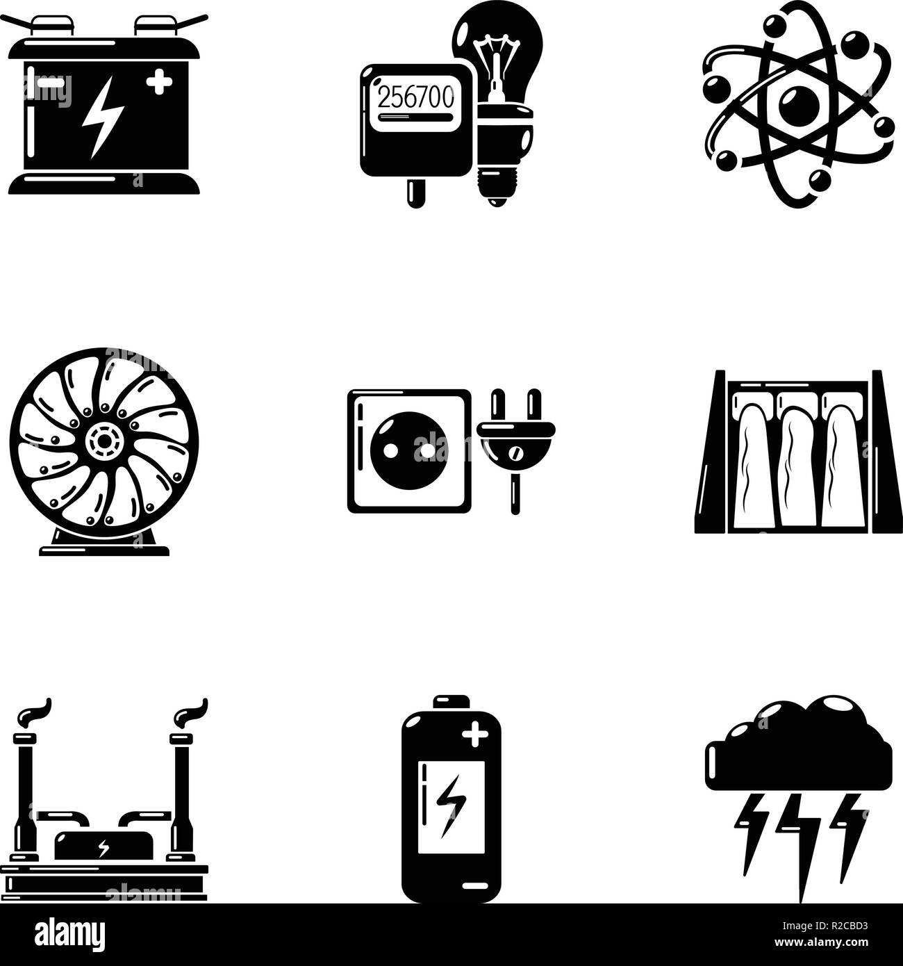 Tension icons set, simple style Stock Vector Image & Art - Alamy