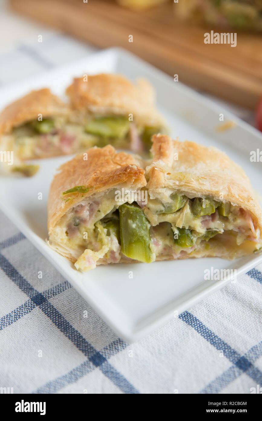 Vegetable savory strudel Stock Photo - Alamy