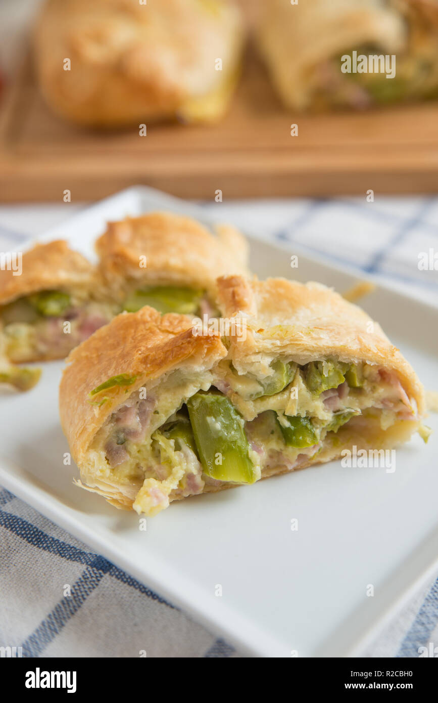 Vegetable savory strudel Stock Photo - Alamy